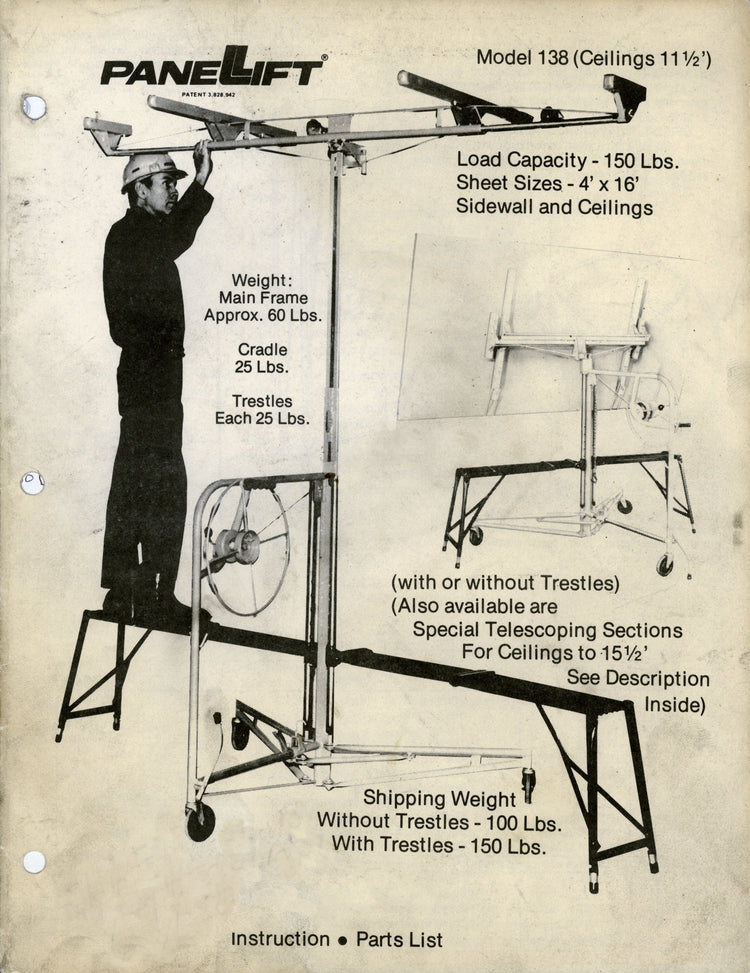 The History of Panellift®: Pioneering the Original Drywall Lift ...
