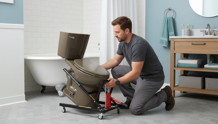 Toilet Installation Jack Tool | Easy Lift & Alignment