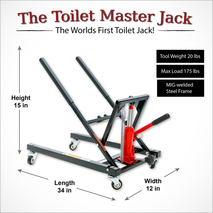 Toilet Installation Jack Tool | Easy Lift & Alignment