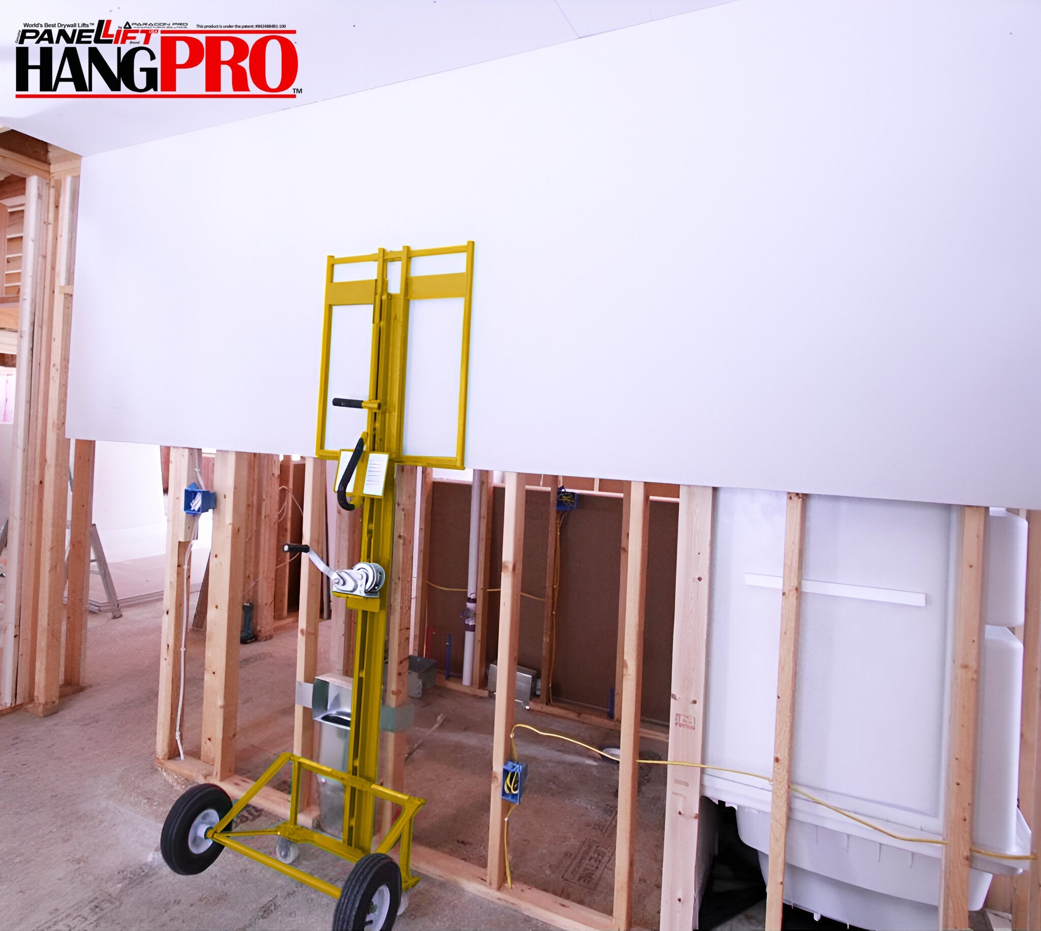 PANELLIFT® HANGPRO™ DRYWALL LIFT FOR WALLS MODEL 100 10' 150 LBS ...