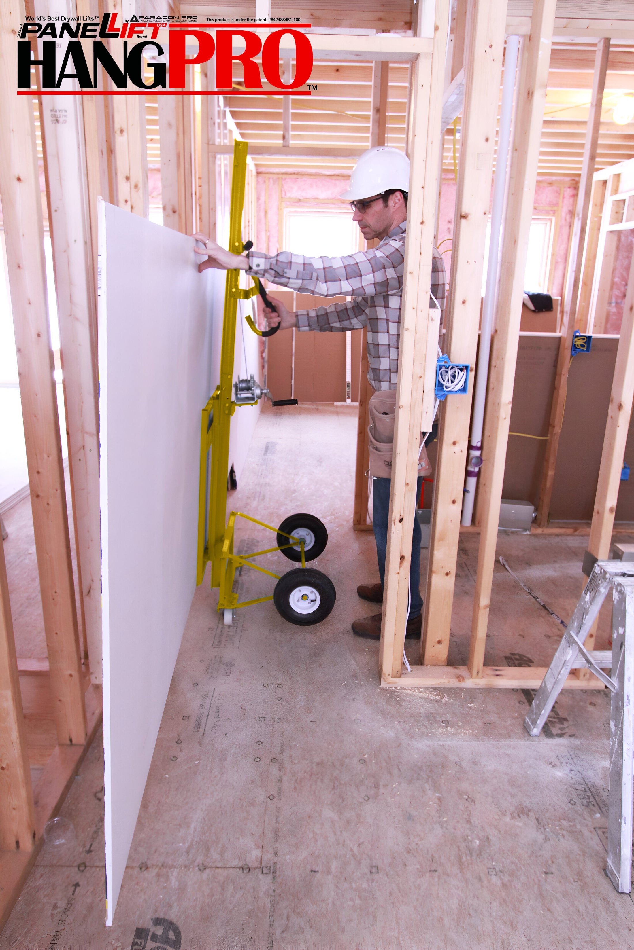 Panellift® Hangpro Drywall Lift | Vertical Wall Hoist